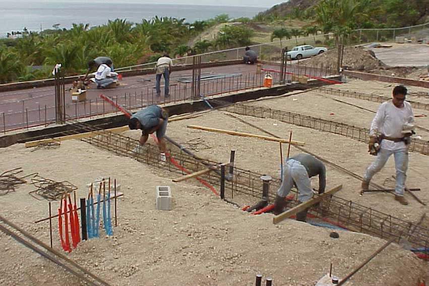 Clearing with rebar – Romsos Custom Homes